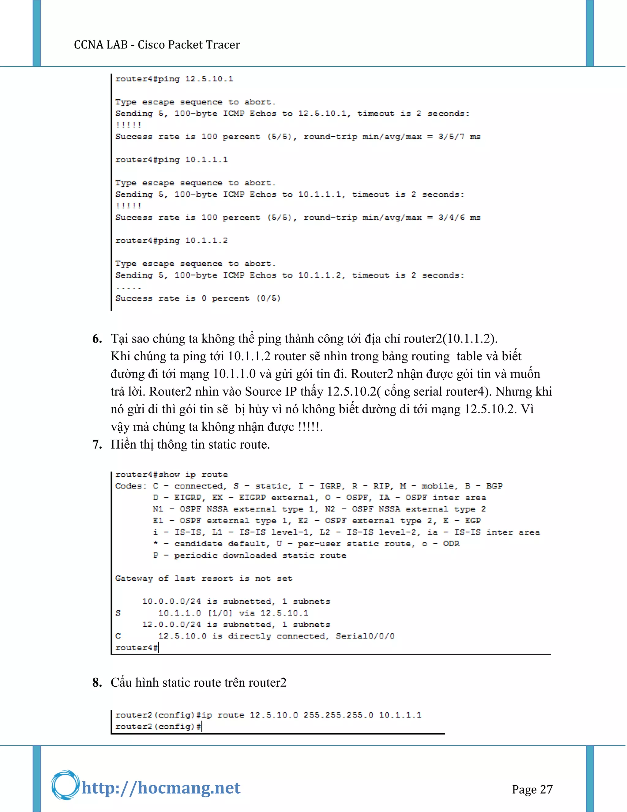 CCNA LAB - Cisco Packet Tracer | PDF