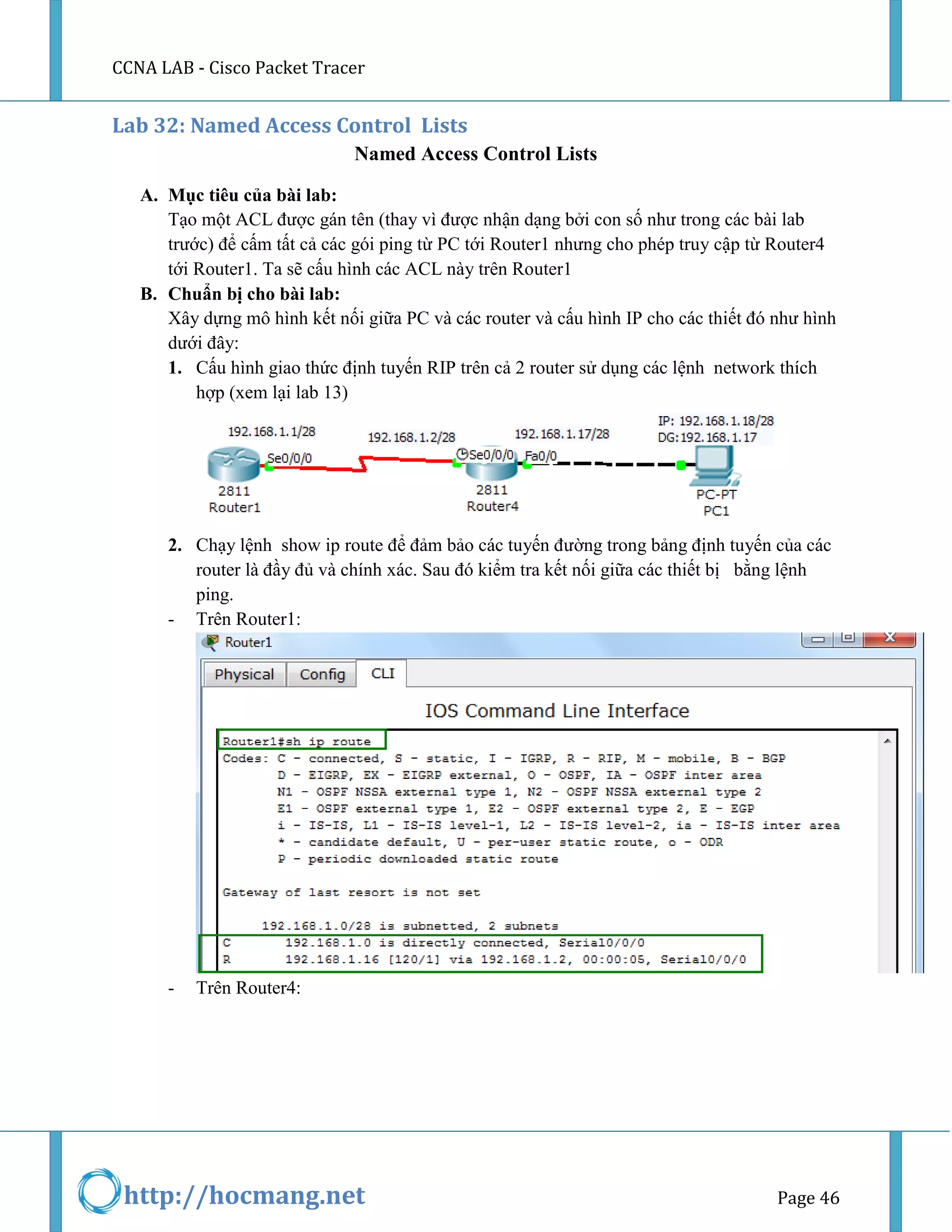 CCNA LAB - Cisco Packet Tracer | PDF
