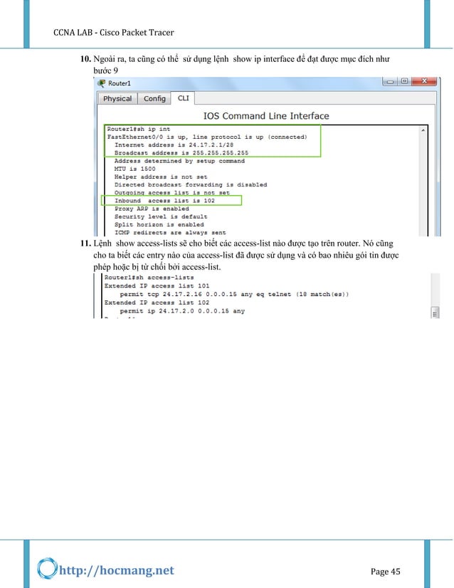 CCNA LAB - Cisco Packet Tracer | PDF