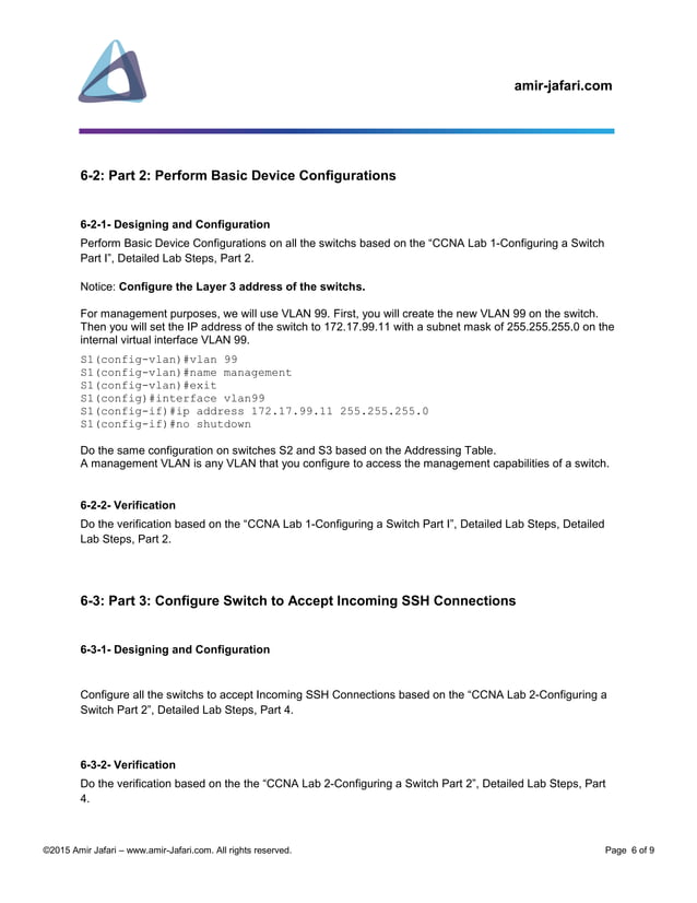 Ccna Lab 3 Vlan Configuration On Switch Pdf