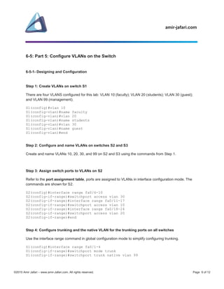 CCNA Lab 5-Configuring Inter-VLAN Routing | PDF