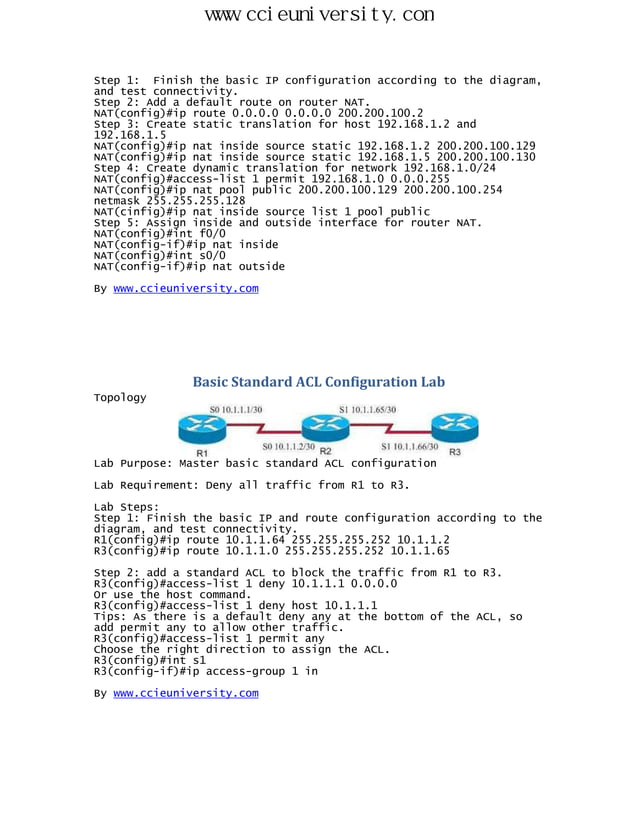 CCNA Lab Guide | PDF
