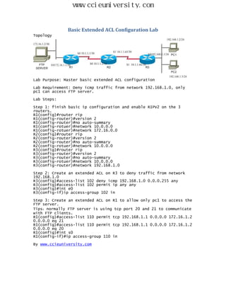 CCNA Lab Guide | PDF