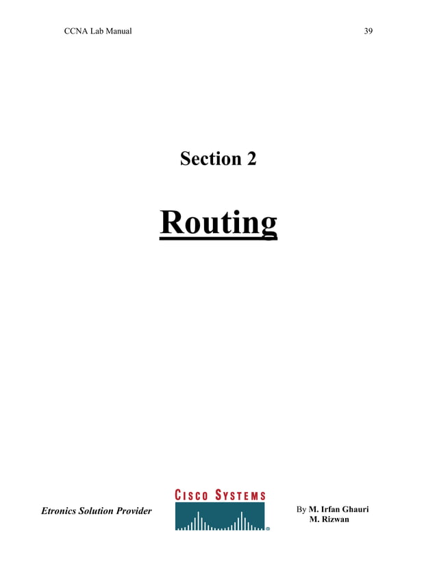 Ccna lab manual | PDF