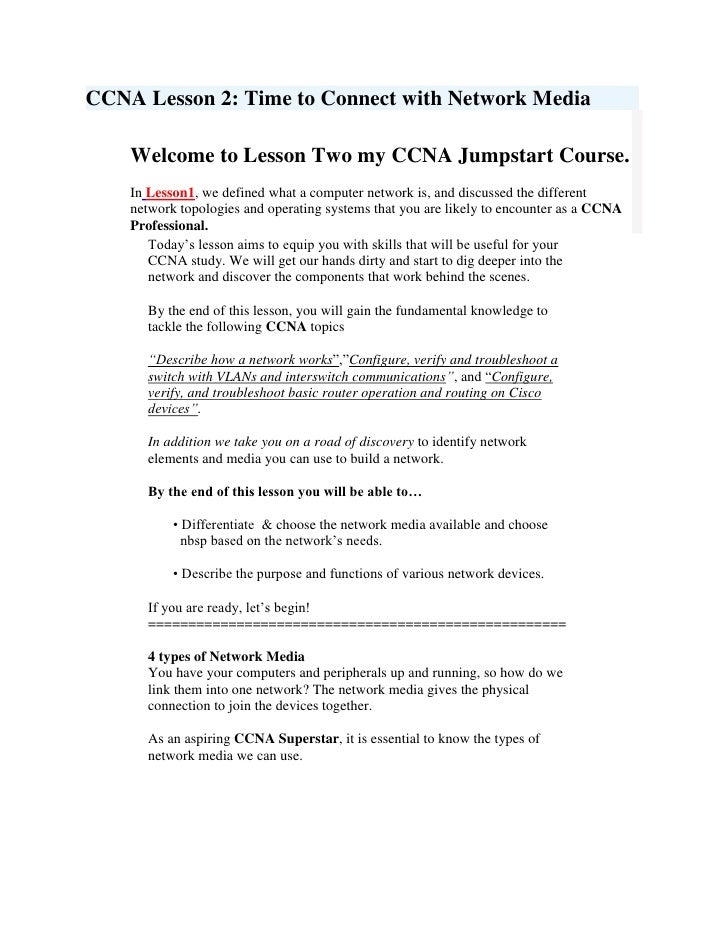 Ccna Training Course