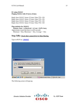Ccna new lab_manual_by_esp_team | PDF