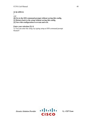 Ccna new lab_manual_by_esp_team | PDF