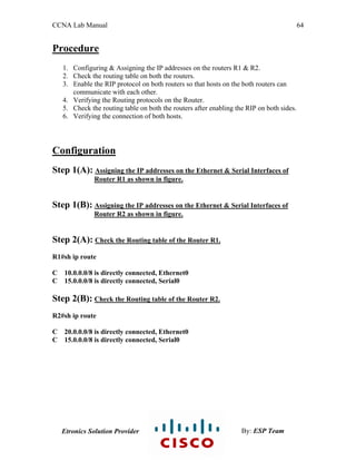 Ccna new lab_manual_by_esp_team | PDF