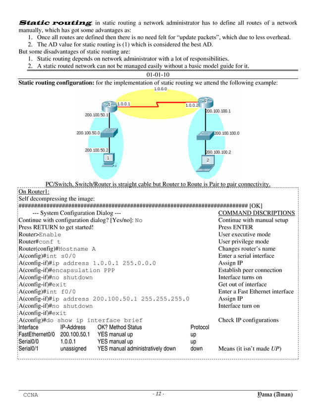 CCNA Notes | PDF | Internet | Computing