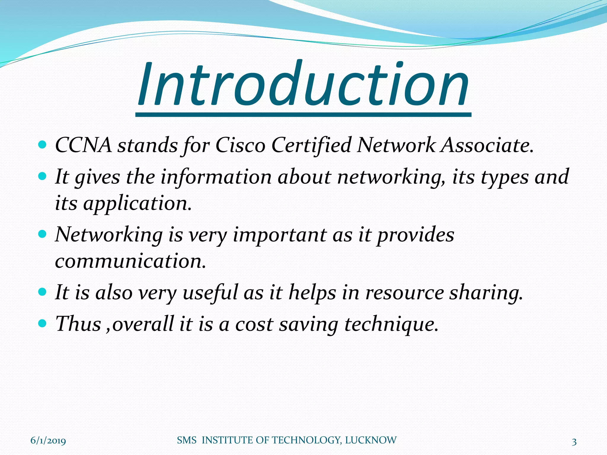 CCNA Course Training Presentation | PPTX