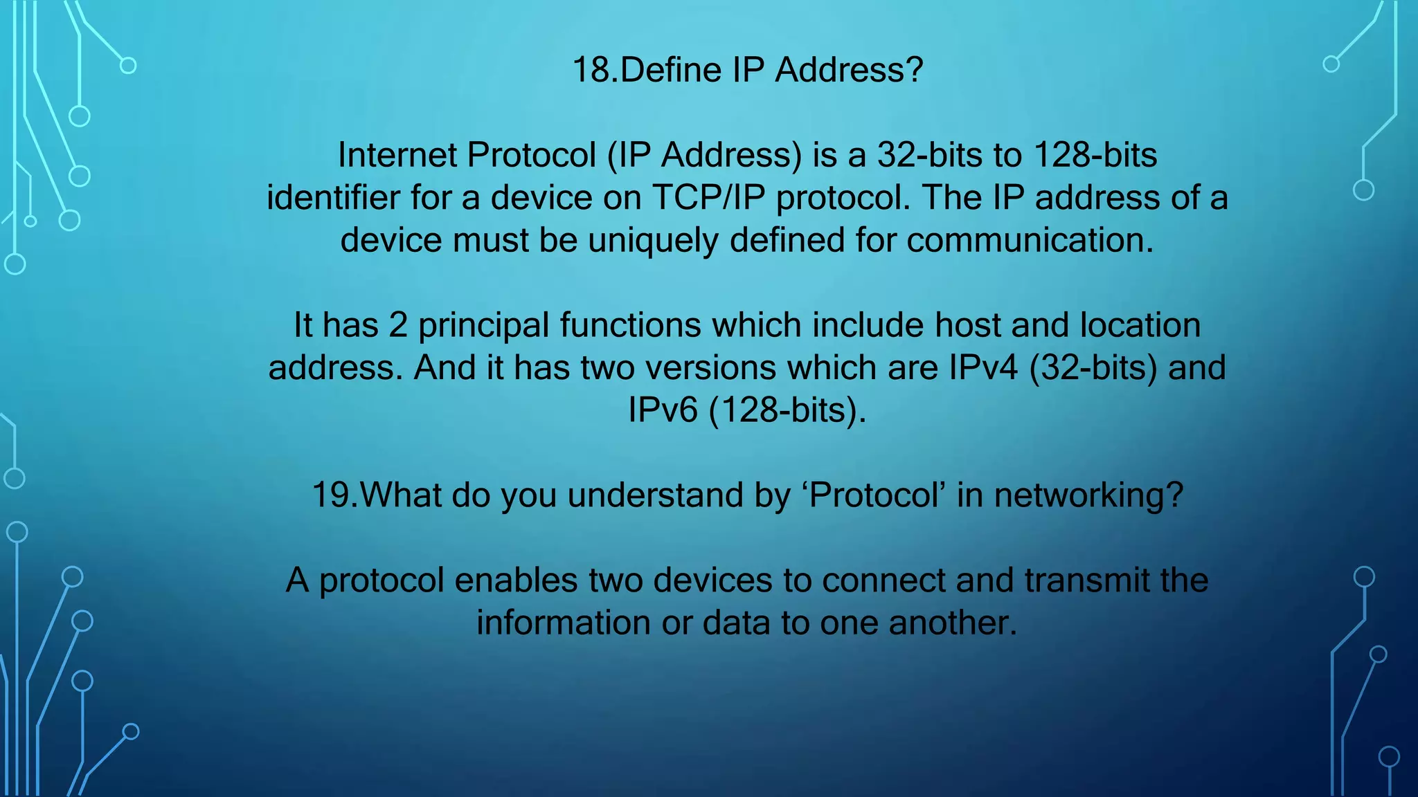CCNA question and answer | PPT