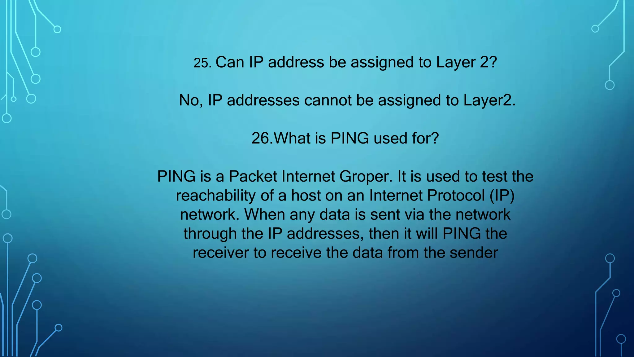 CCNA question and answer | PPT