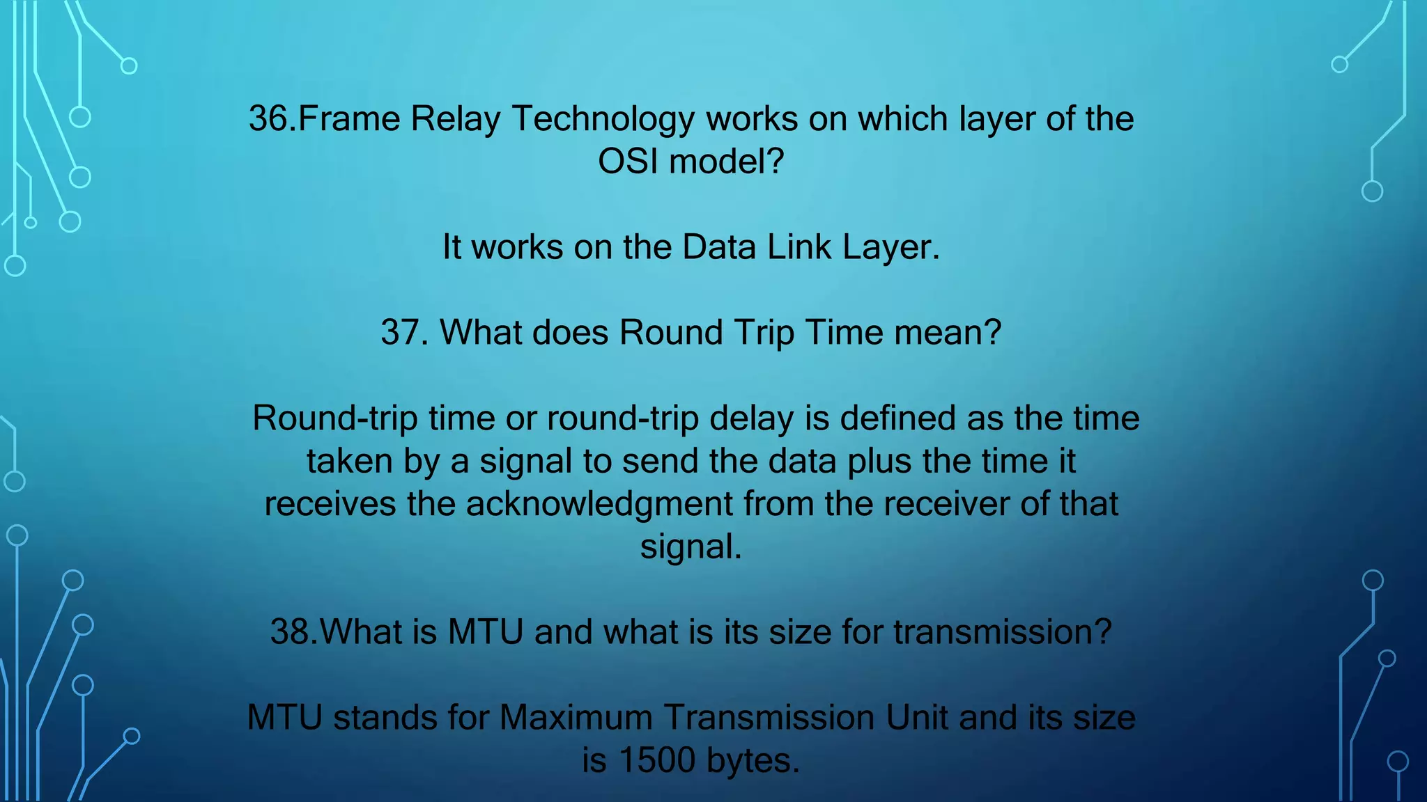 CCNA question and answer | PPT
