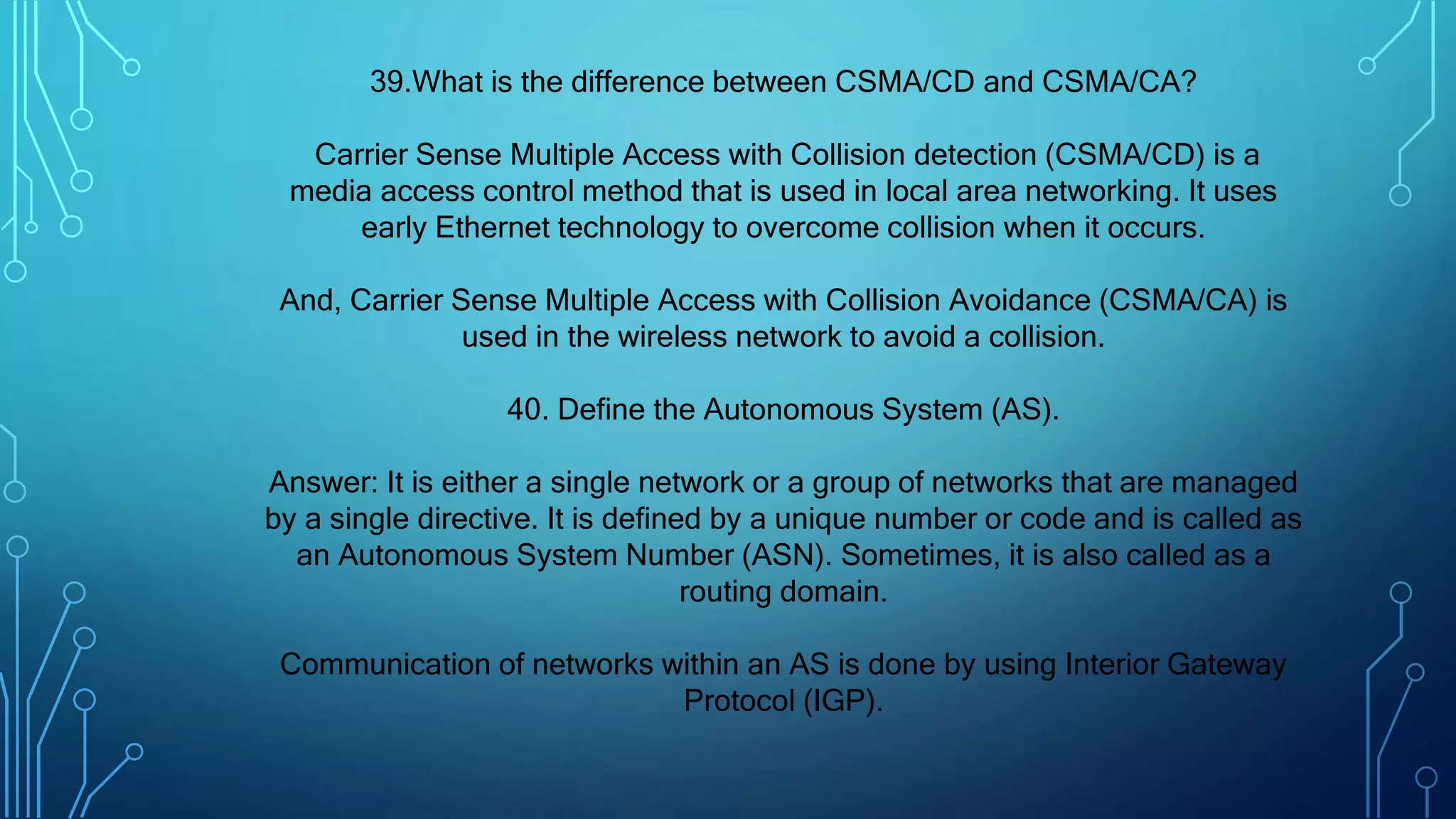 CCNA question and answer | PPT