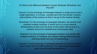 CCNA question and answer | PPT