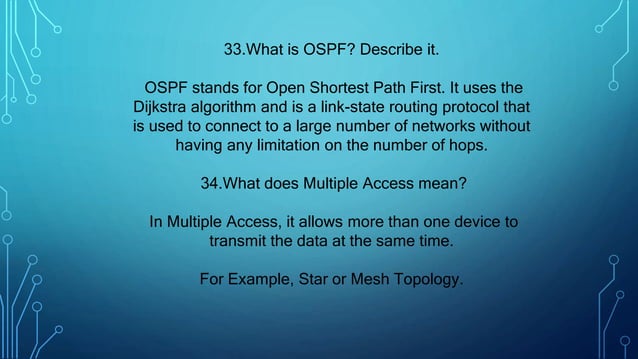 CCNA question and answer | PPT