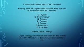 CCNA question and answer | PPT