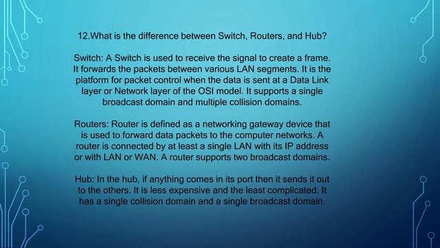 CCNA question and answer | PPT