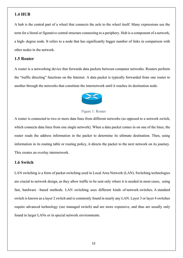 Training Report on CCNA | PDF