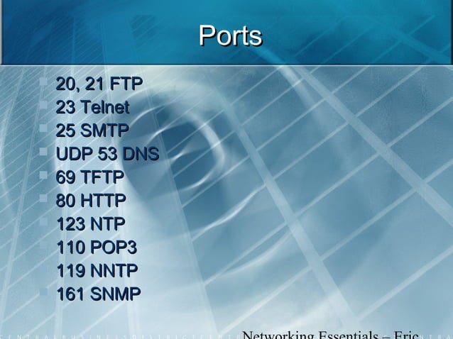 Ccna Routing And Switching Lesson 03 Tcp And Ip Eric Vanderburg Ppt