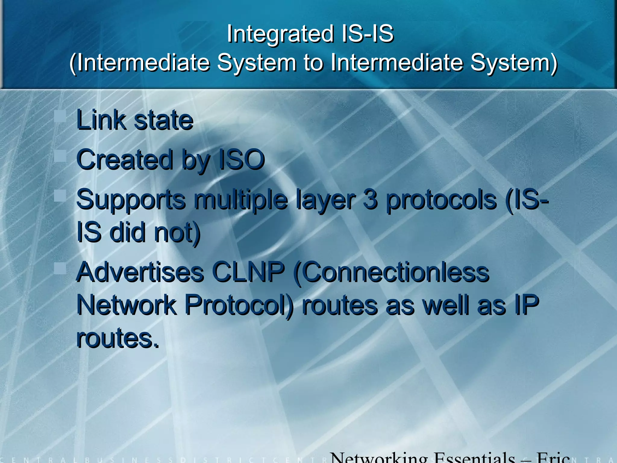 Ccna Routing And Switching Lessons 08 09 Routing Protocols Eric