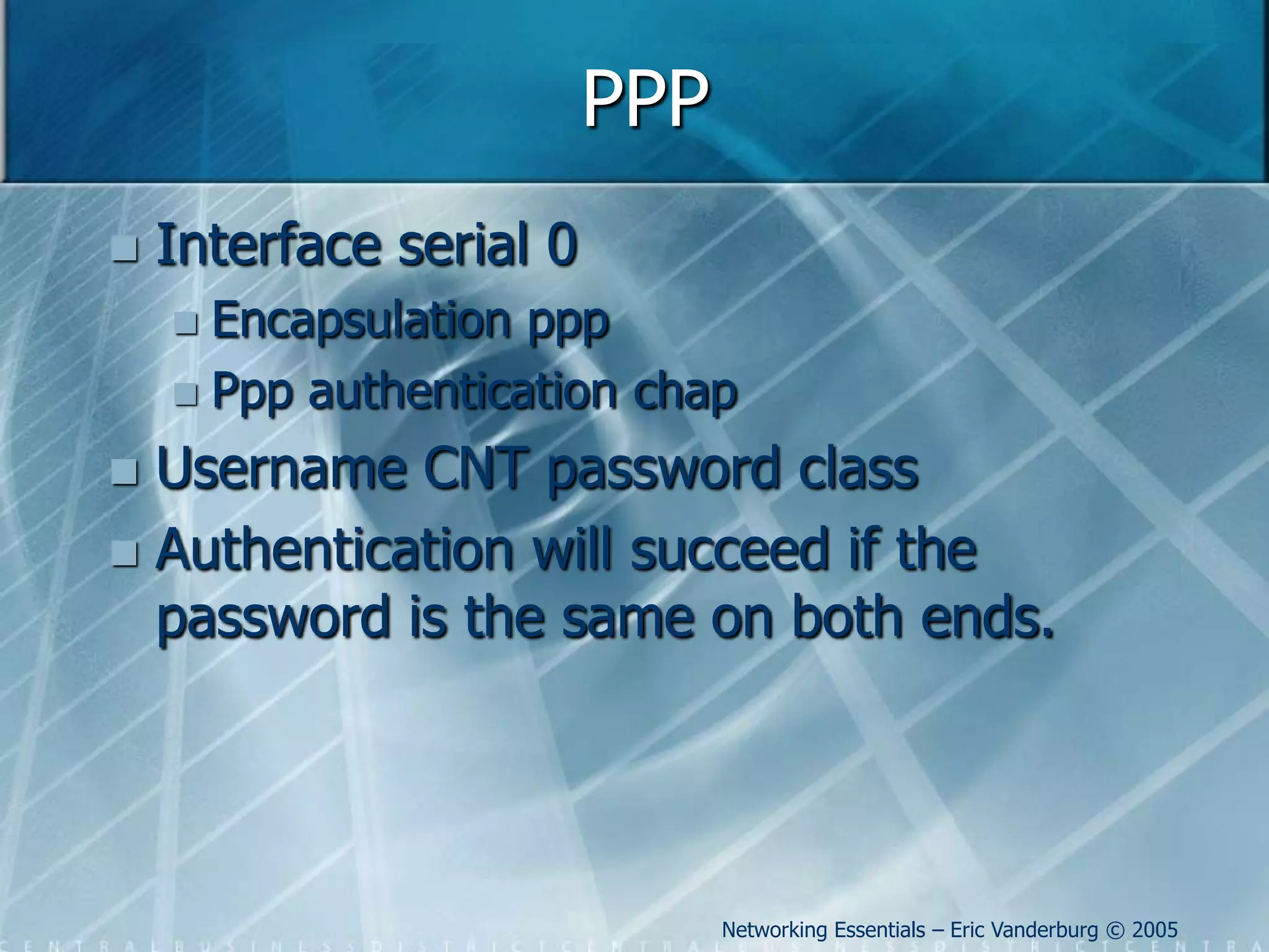 Ccna Routing And Switching Lessons 11 12 Wan Configuration Eric