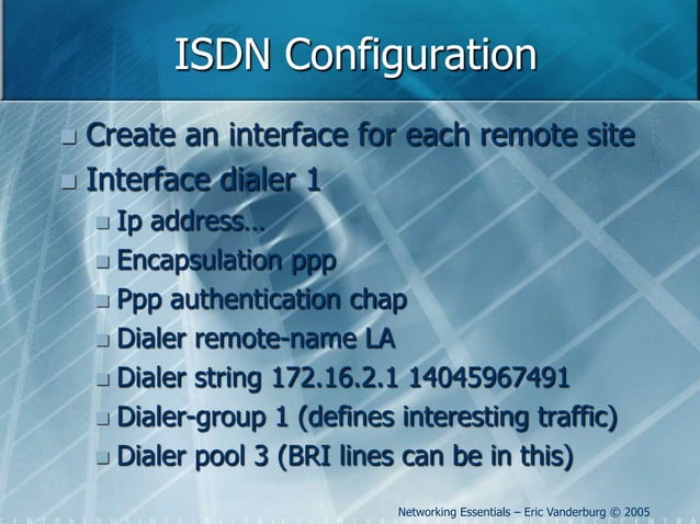 Ccna Routing And Switching Lessons 11 12 Wan Configuration Eric Vanderburg Ppt