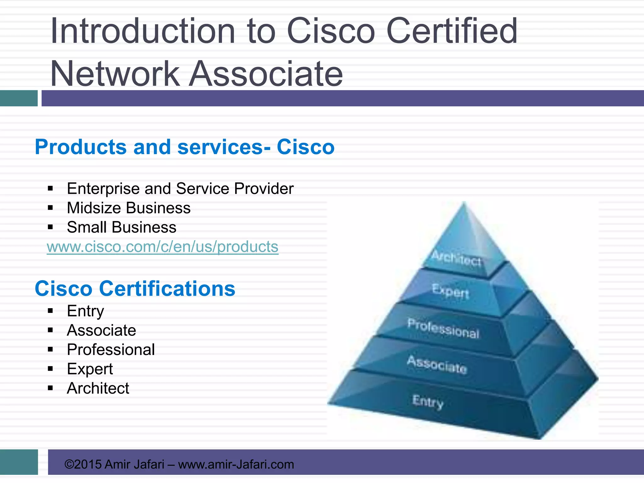 CCNA R&S-01-Introduction to Cisco Certified Network Associate | PPT