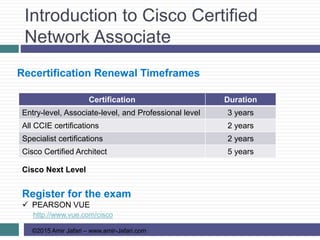CCNA R&S-01-Introduction to Cisco Certified Network Associate | PPT