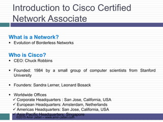 CCNA R&S-01-Introduction to Cisco Certified Network Associate | PPT