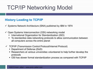 CCCNA R&S-02-The TCP-IP and OSI Networking Models | PPTX