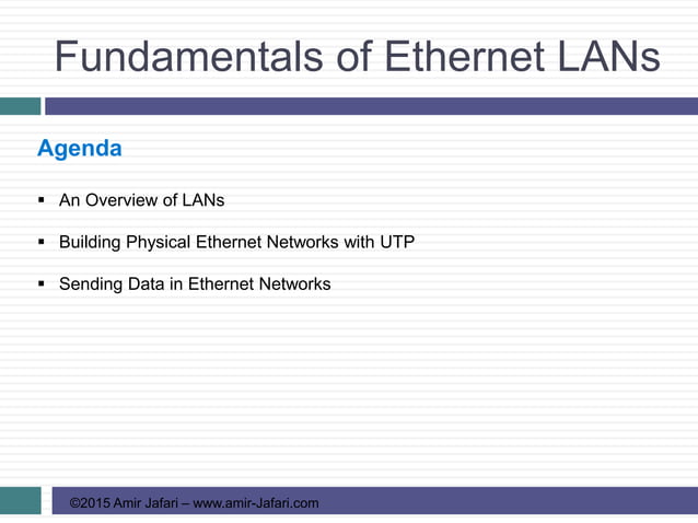 CCCNA R&S-03-Fundamentals of Ethernet LANs | PPT