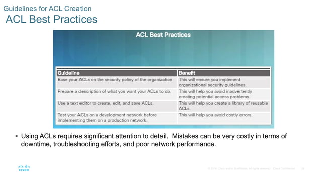 Ccna rse chp7 Access Control List (ACL) | PDF | Information and Network Security | Computing