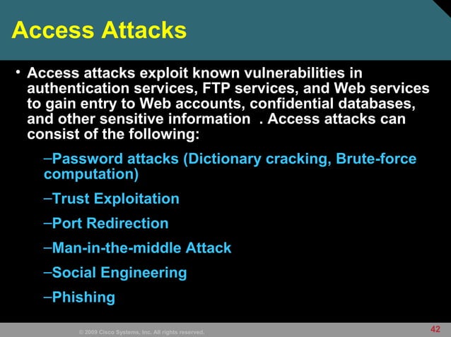 Ccna+sec+ch01+ +overview+security | PPT