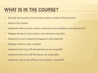 Ccna security | PPT