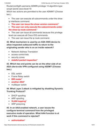 CCNA Security v2.0 Final Exam Answers 100%.pdf