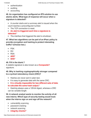 CCNA Security v2.0 Final Exam Answers 100%.pdf