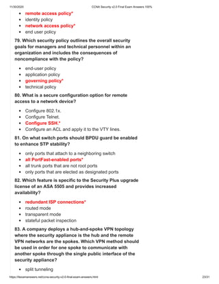 CCNA Security v2.0 Final Exam Answers 100%.pdf