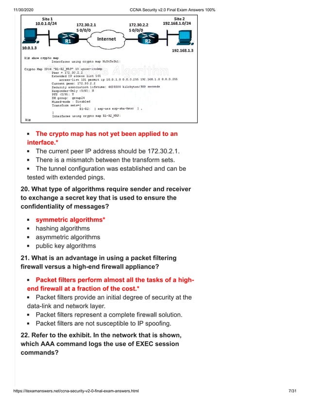 CCNA Security v2.0 Final Exam Answers 100%.pdf