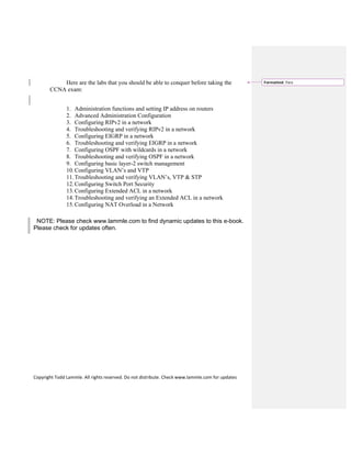 Ccna simulation exam practice guide | PDF