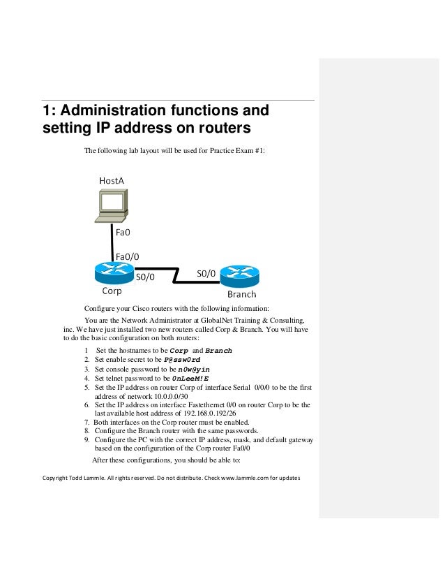 Ccna Simulation Exam Practice Guide