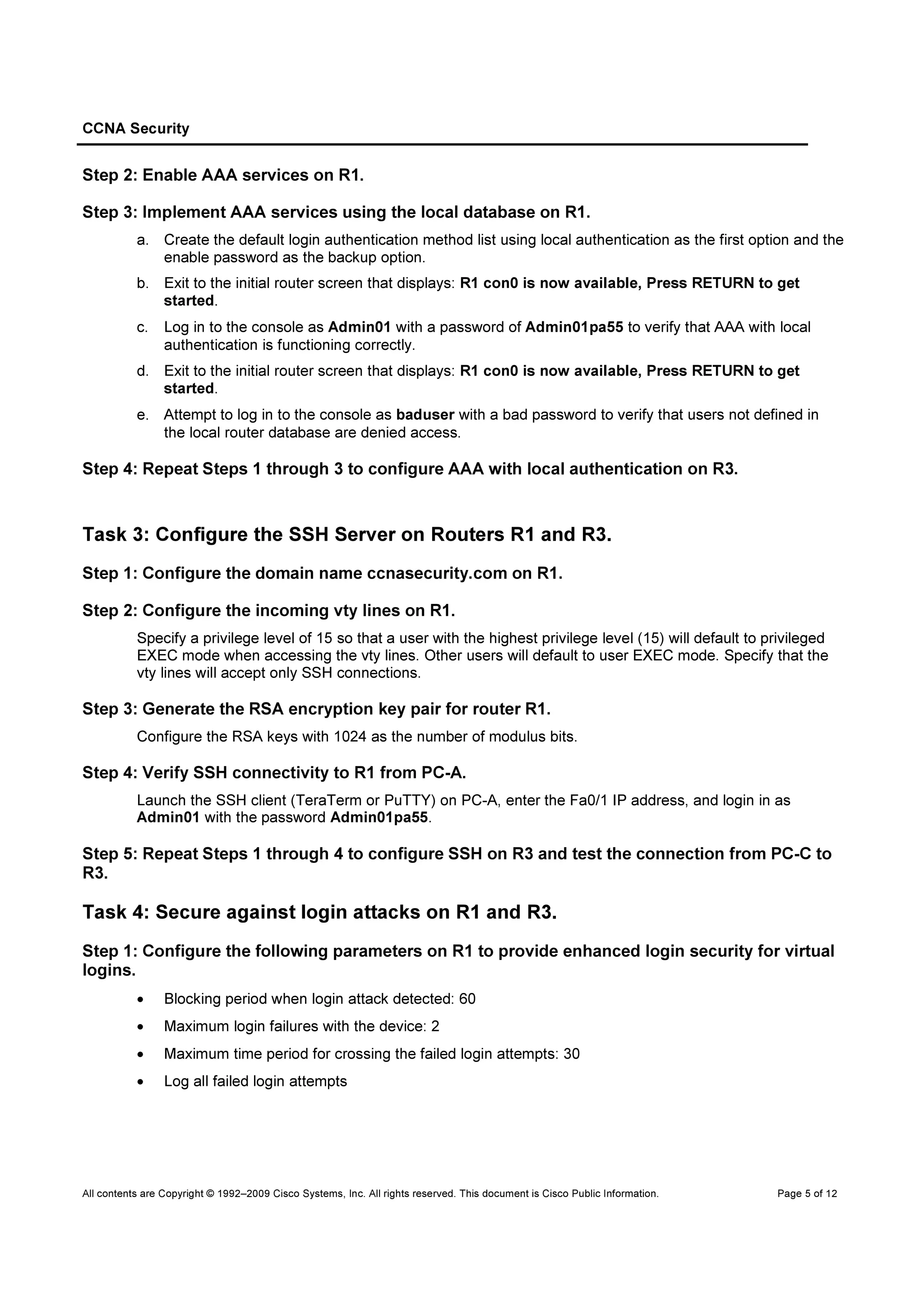 Ccnas sba simple | PDF