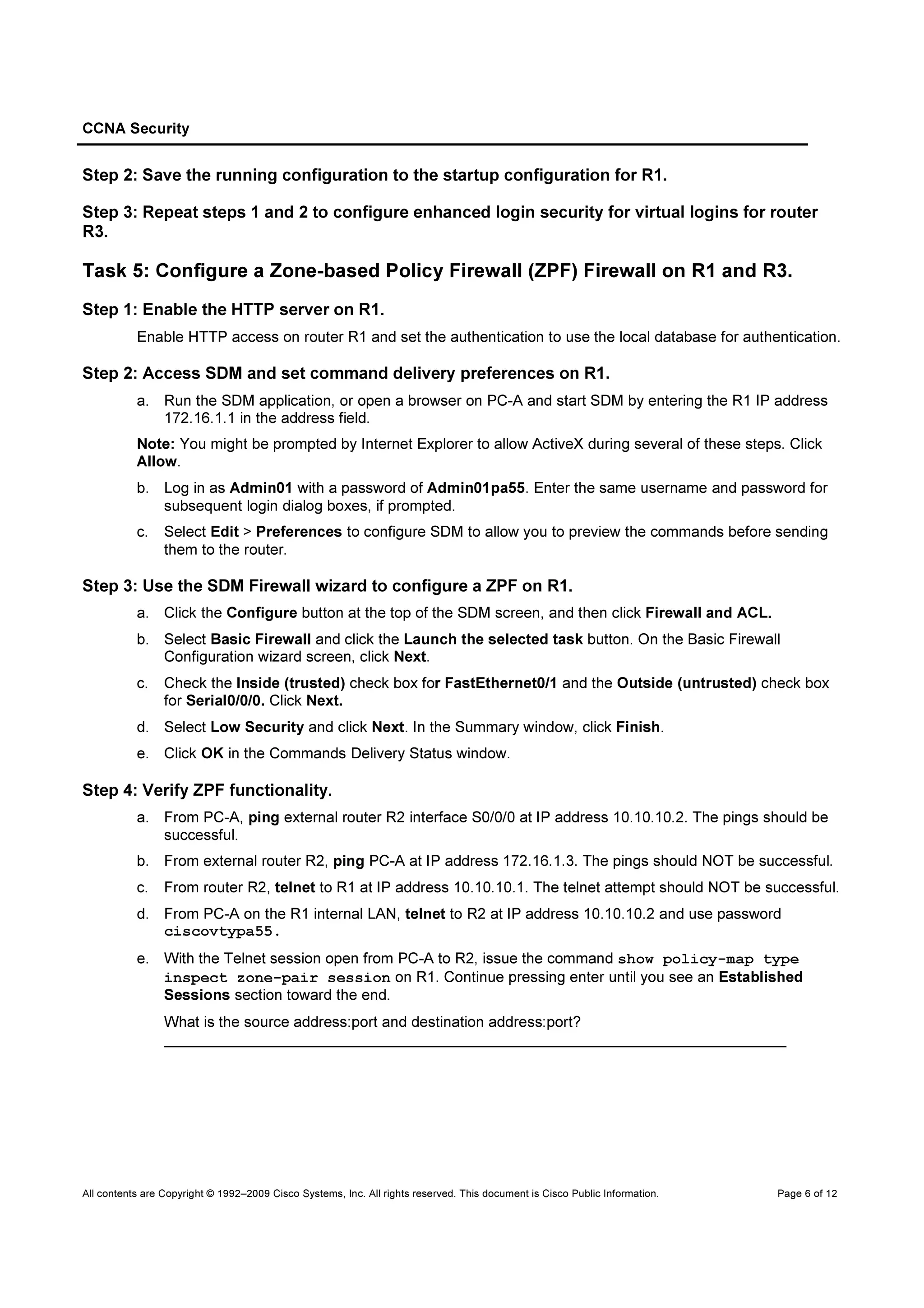 Ccnas sba simple | PDF