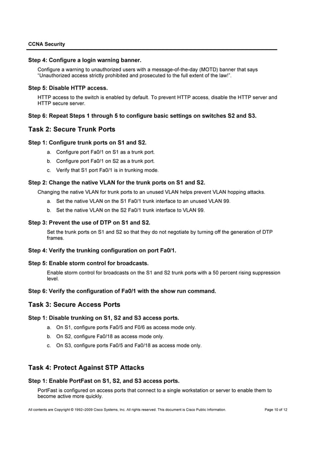 Ccnas sba simple | PDF