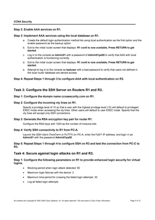 Ccnas sba simple | PDF