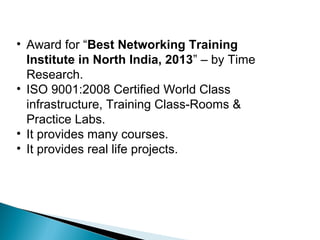 Ccna summer training ppt | PPT