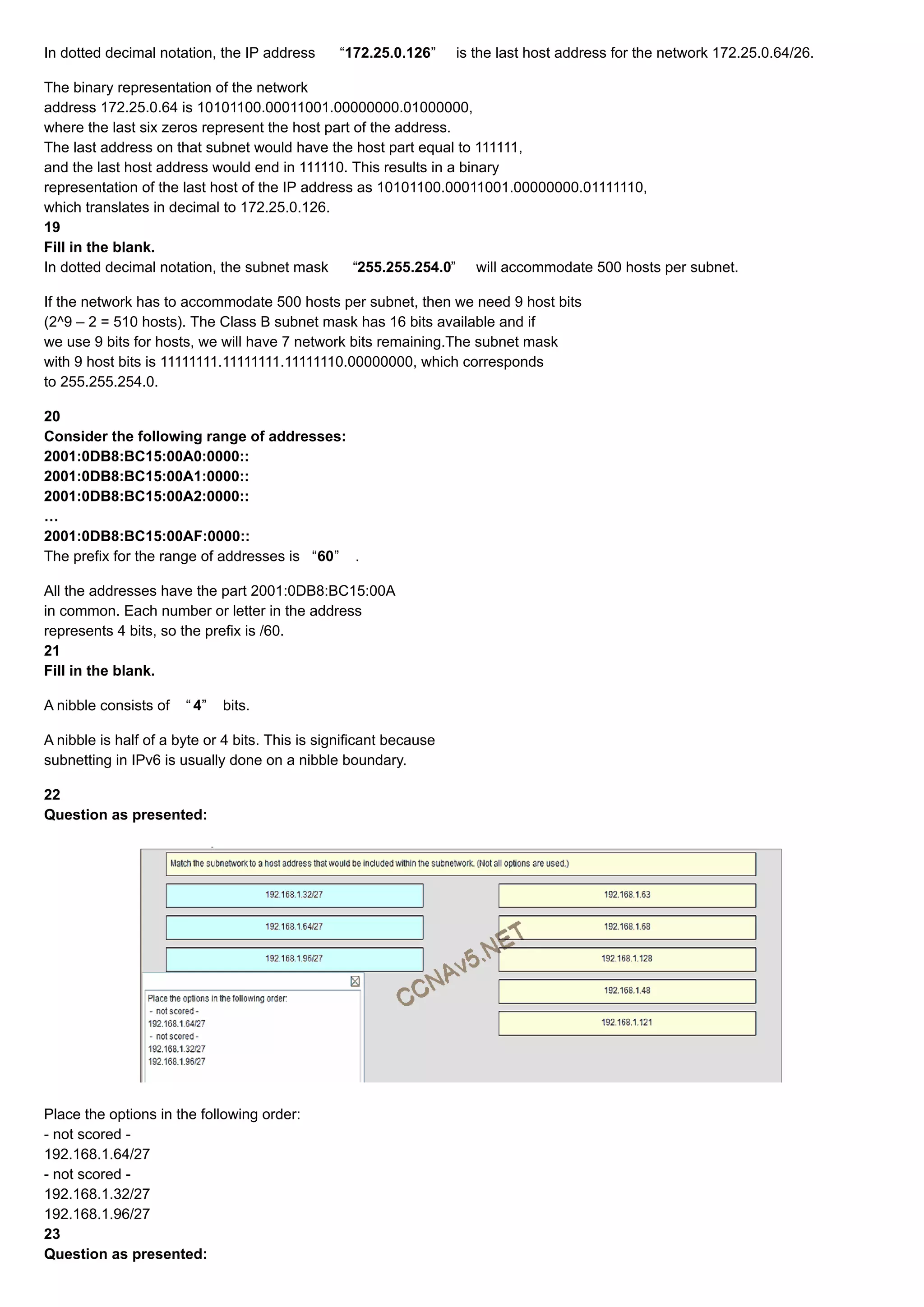 CCNA 1 Chapter 9 v5.0 2014 | PDF