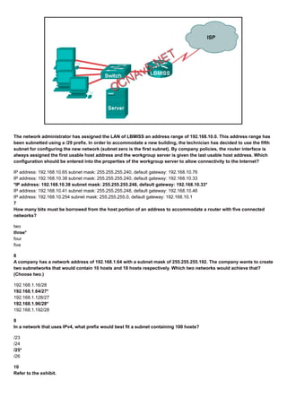 CCNA 1 Chapter 9 v5.0 2014 | PDF
