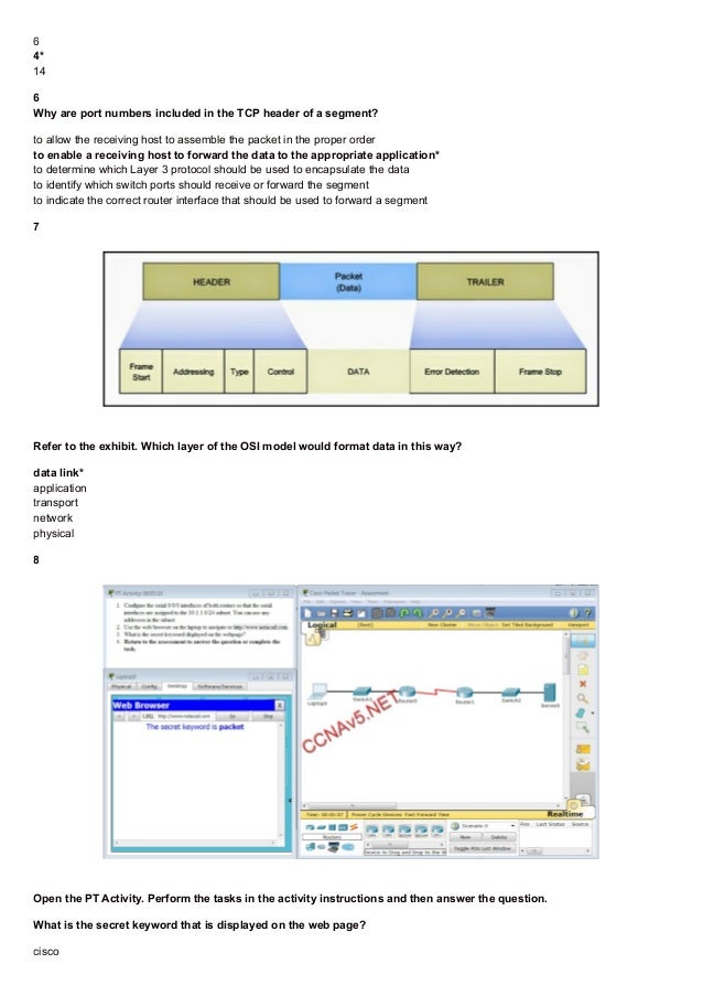 Ccna 1 V50 Itn Practice Final Exam Answers