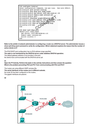 Ccnav5.org ccna 2-v5_final_exam_2014 | PDF